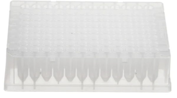 96-Well 0.8 mL Deep well Plate, round well conical bottom - Gene Vantage